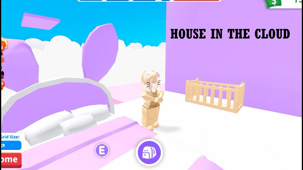 I BUILT A FURNISHED HOUSE IN THE CLOUD ADOPT ME ROBLOX! - YouTube
