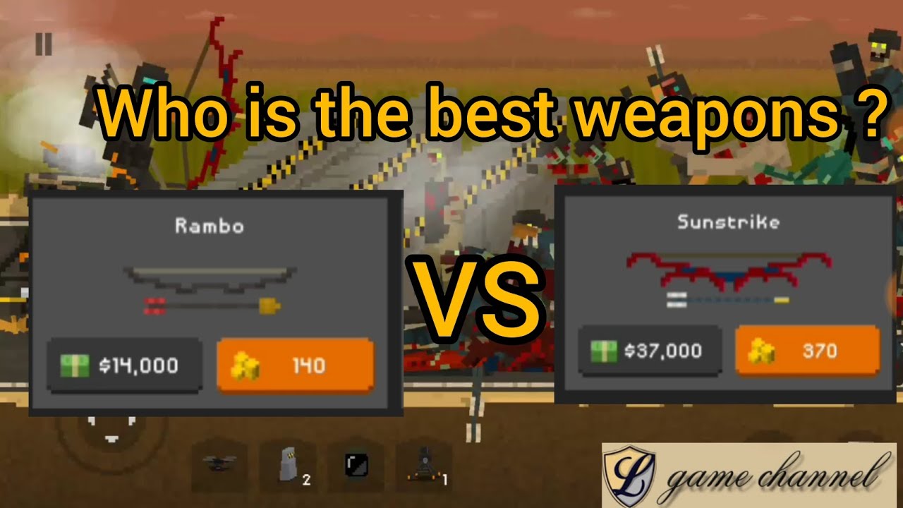 they are coming zombie defense | RAMBO VS SUNSTRIKE who is the best ! L ...