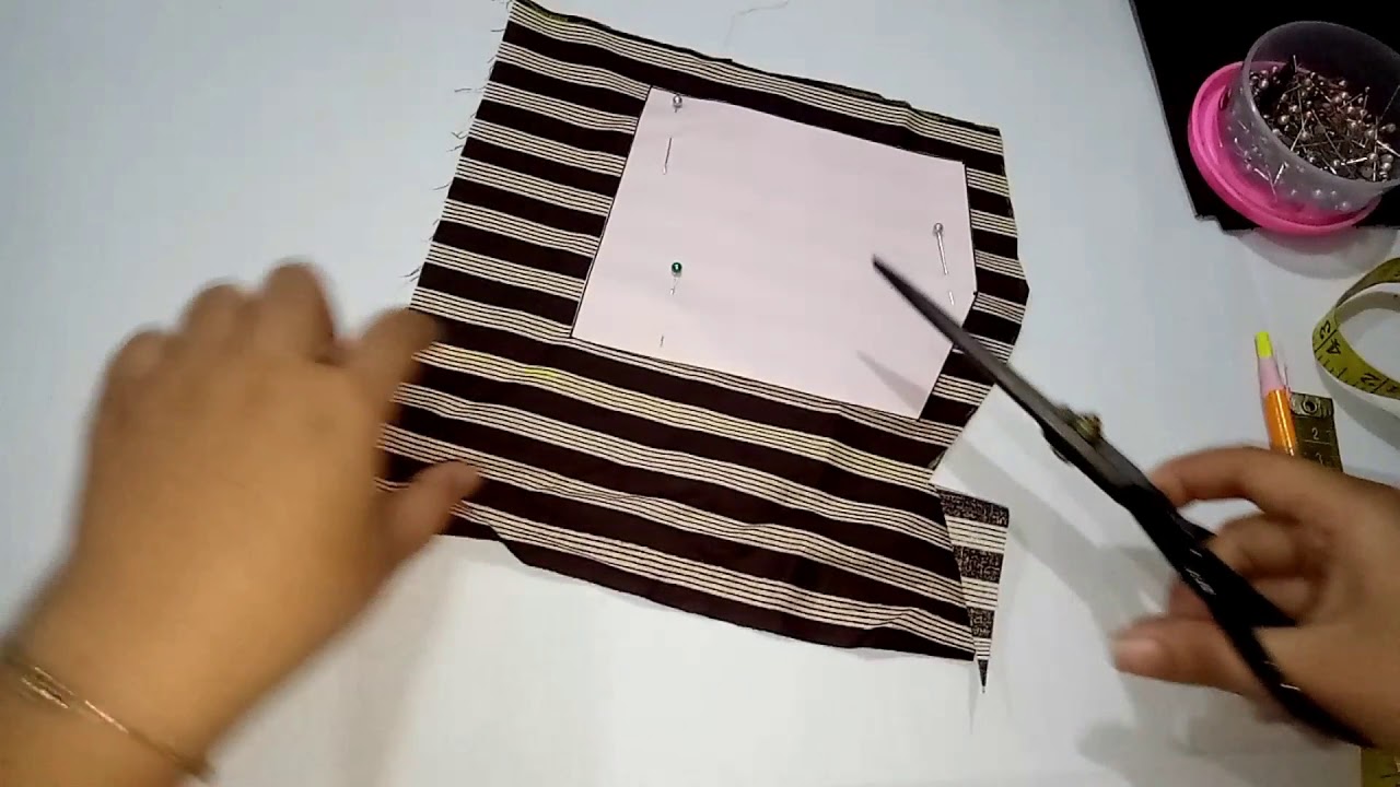 Tutorial Membuat Saku Tempel Kemeja - YouTube