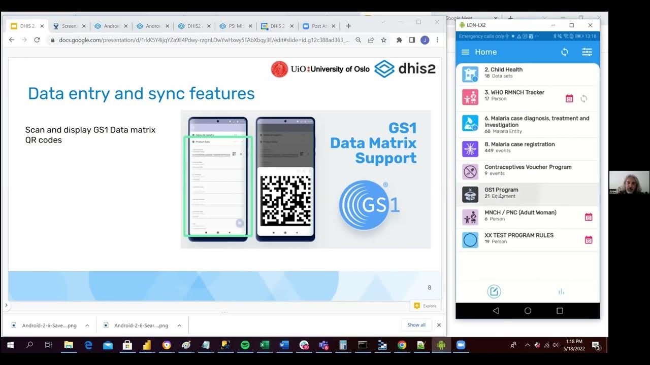 Android v2.6 GS1 Data Matrix Support - YouTube
