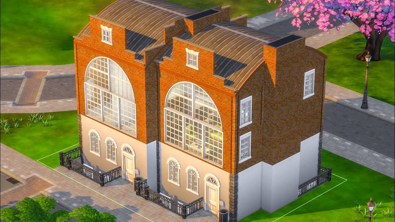 Four Levels, Twin Townhouse Build (Sims 4) - YouTube