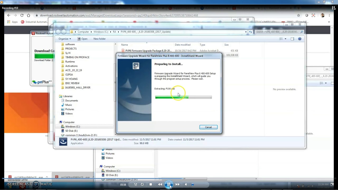 FTView Studio How to upgrade HMI Firmware - YouTube