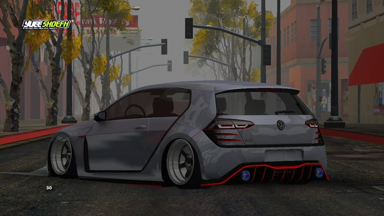 VOLKSWAGEN GOLF VISION GTI CUSTOM STANCE || GTA SA ANDROID - YouTube