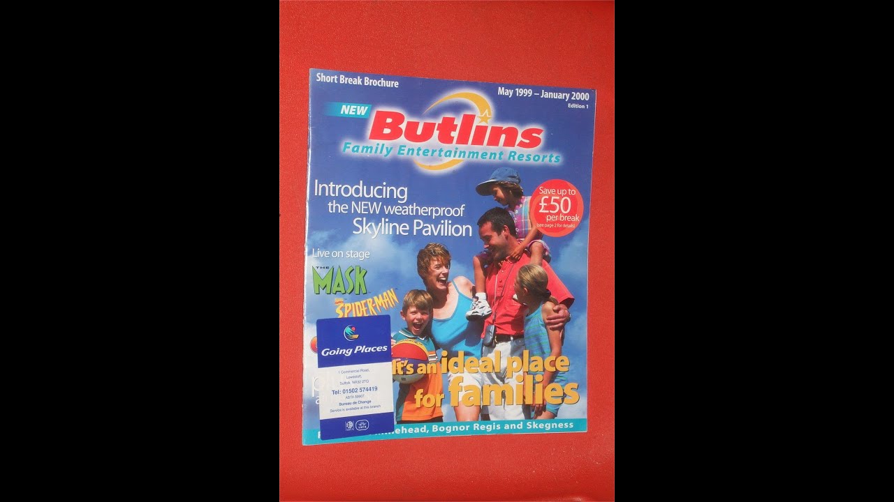 @butlins brochure May 1999 to January 2000 - YouTube