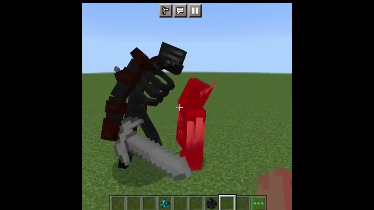 Warden Vs Mutant Wither Skeleton Shorts Minecraft Youtube