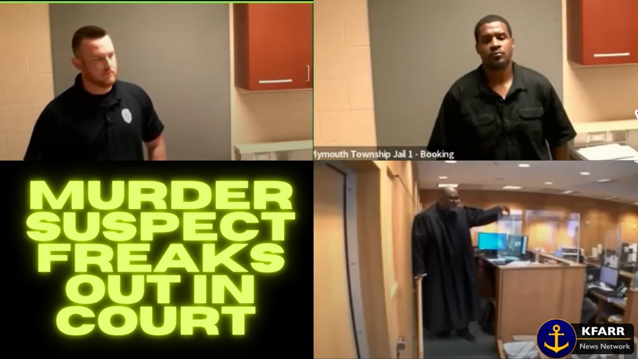 Murder Suspect Flips Out In Court - YouTube