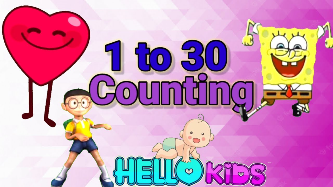 1 to 30 Counting | Learn Numbers Counting with Animation | Learn ...