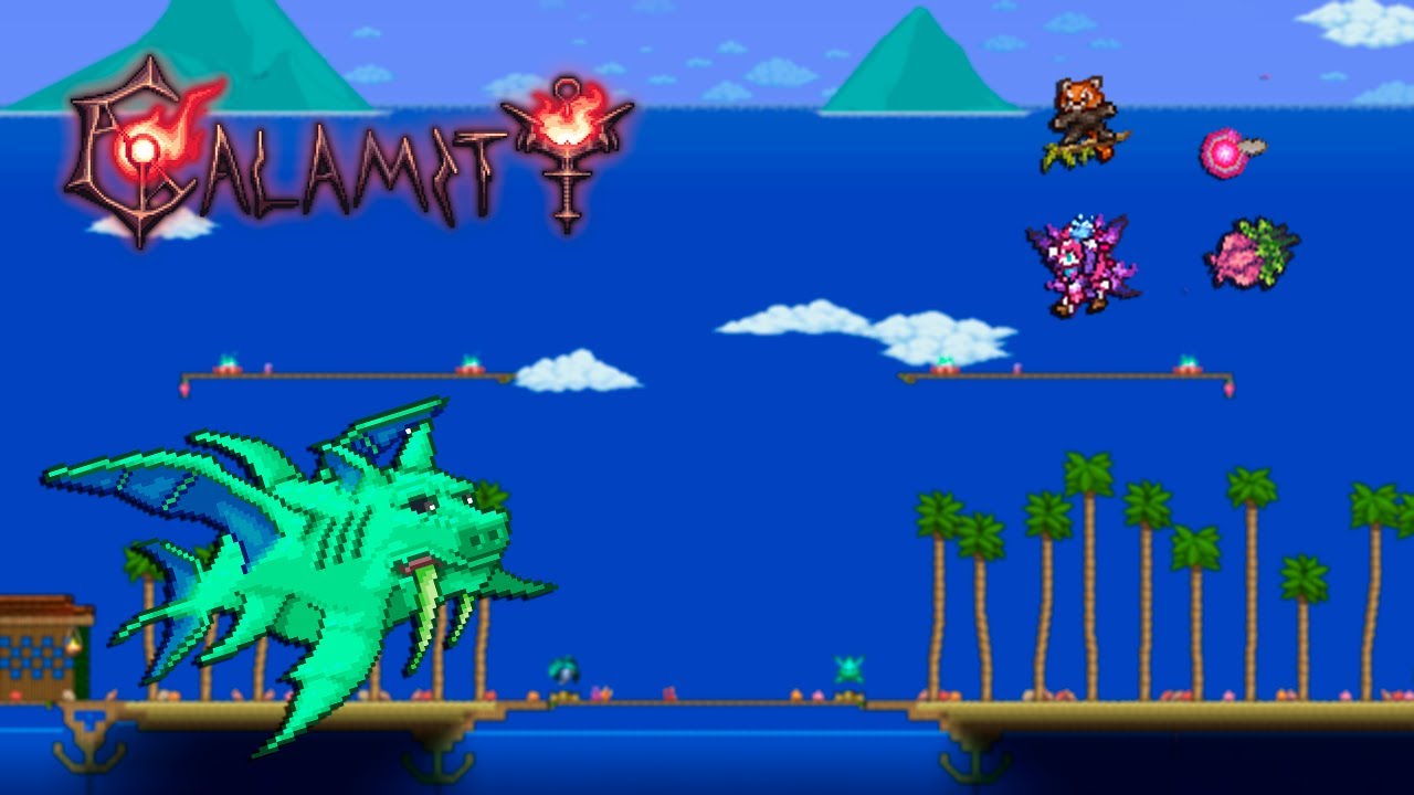 Duke Fishron - Calamity mod (Revegeance + Master Mode) - YouTube