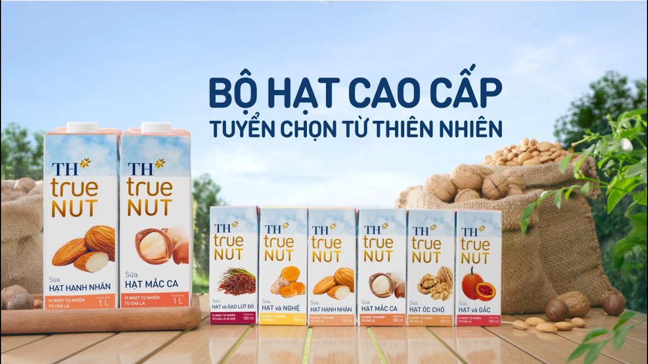 Sữa hạt TH true NUT - Bộ hạt cao cấp tuyển chọn từ thiên nhiên - YouTube