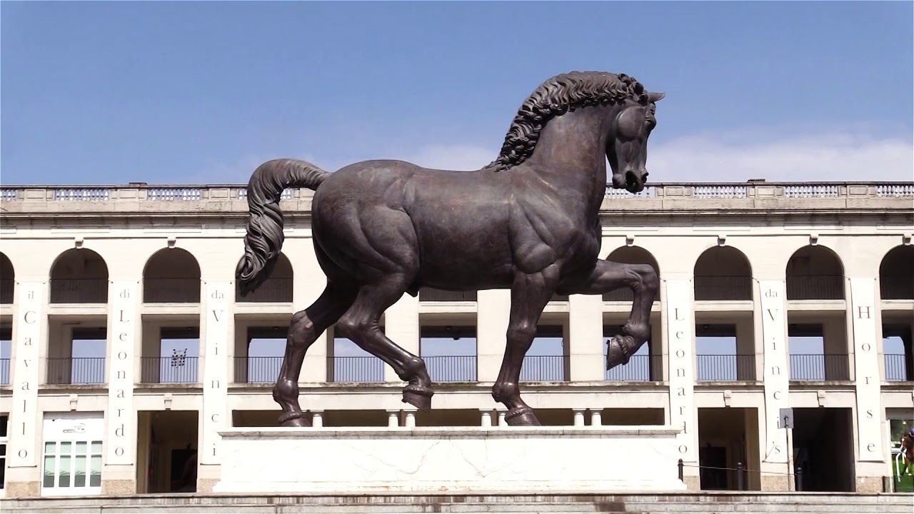 Il cavallo di Leonardo Da Vinci || Milano in 90 secondi (o quasi) #10 ...