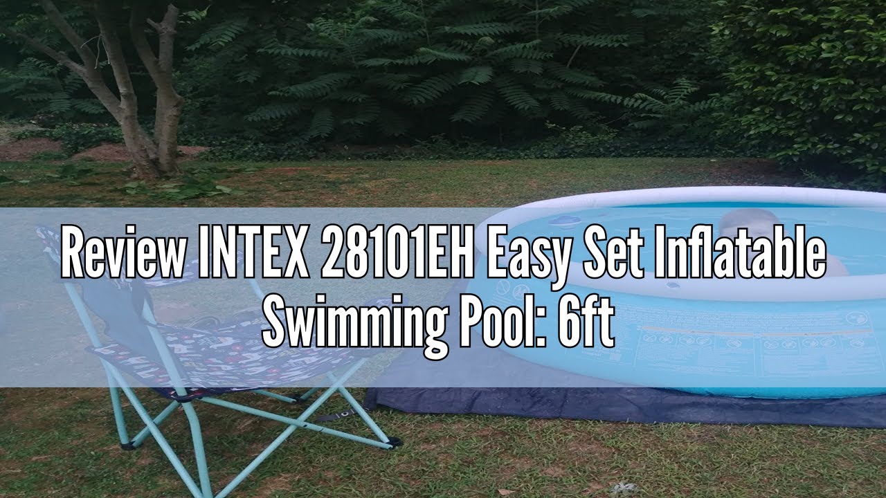 Review INTEX 28101EH Easy Set Inflatable Swimming Pool: 6ft x 20in ...