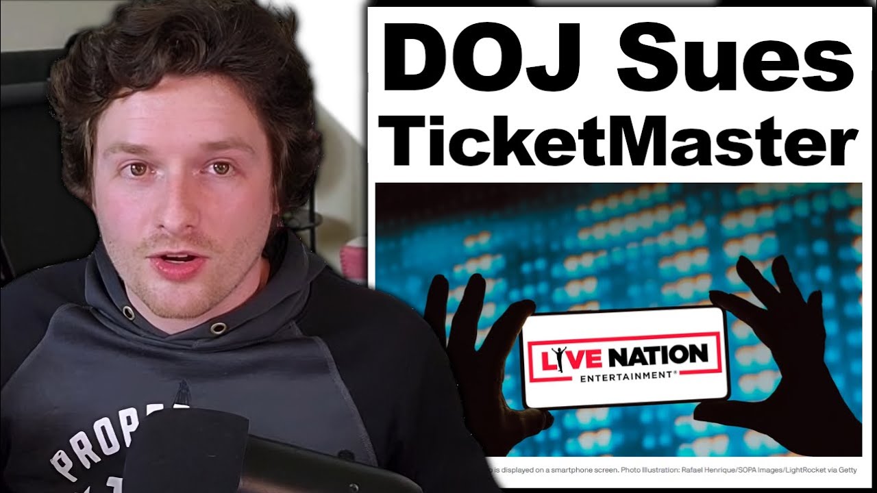TicketMaster SUED By Department of Justice | LiveNation Anti Trust ...