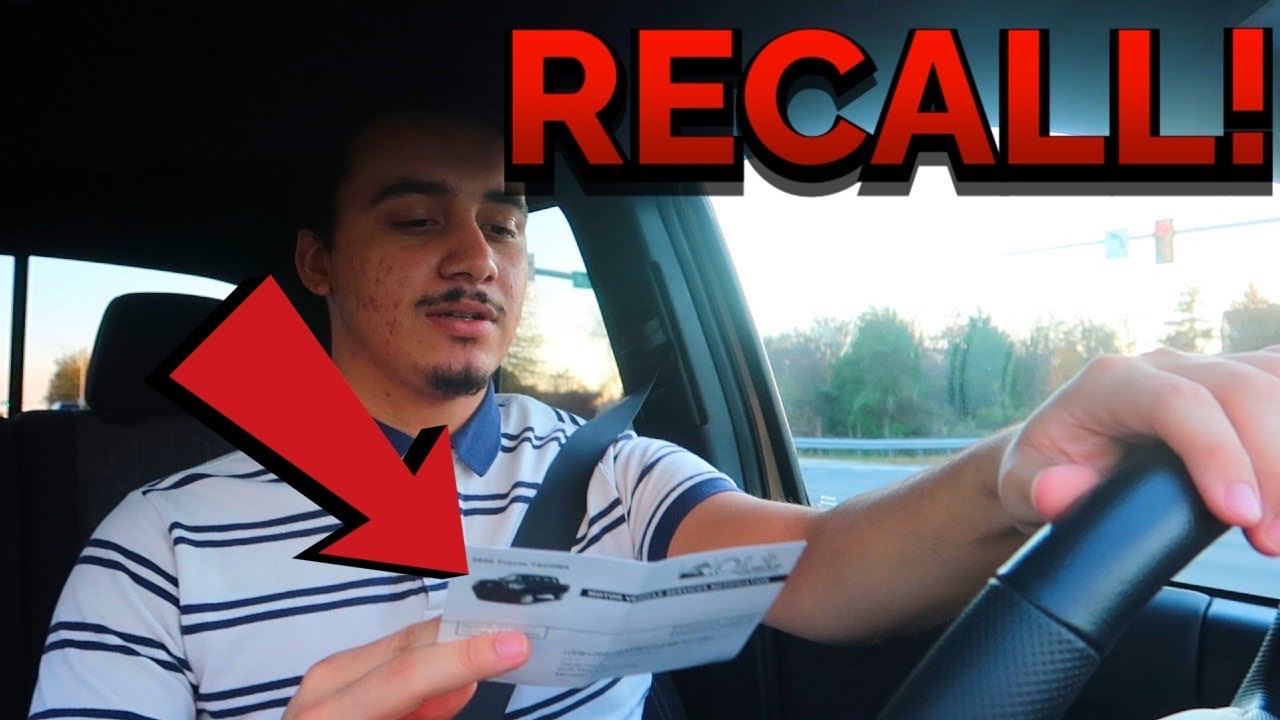 Toyota Sent Me A RECALL NOTICE For My 2020 Tacoma! - YouTube