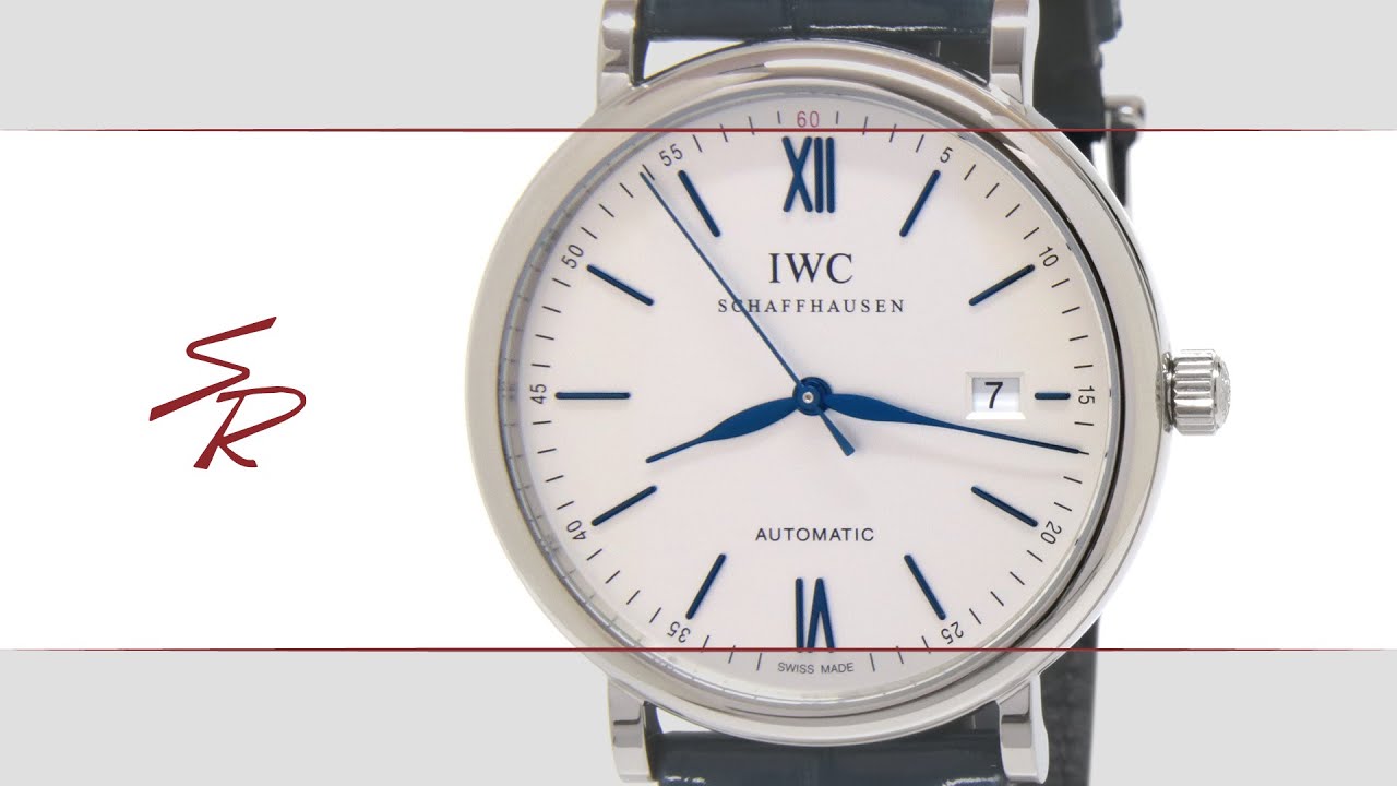 IWC Portofino Automatic 40mm IW356527 - YouTube