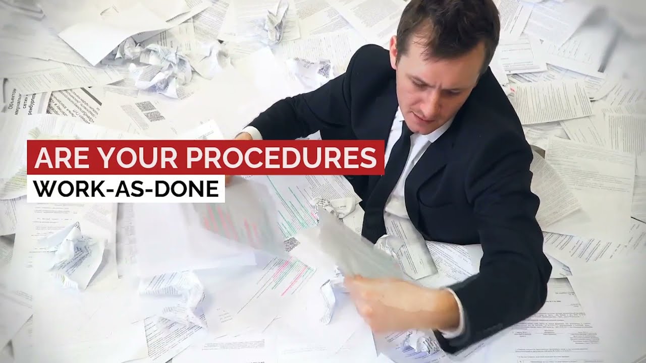 Work-as-done vs Work-as-imagined - YouTube