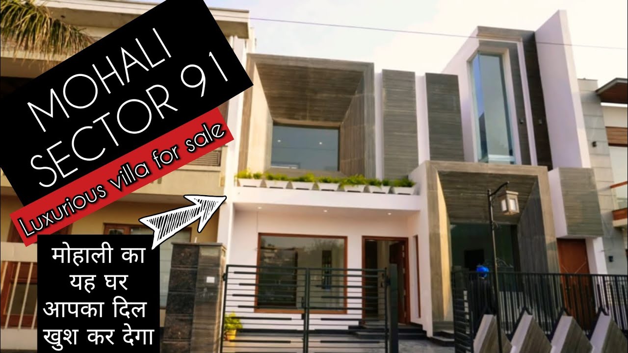 260 SQ YARDS HOUSE FOR SALE IN MOHALI,SUPER LUXURIOUS VILLA,PARK FACING ...
