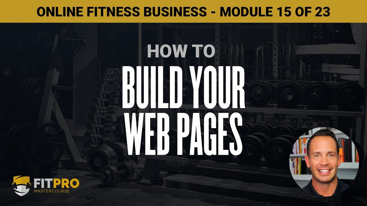 How to Built Online Fitness Business Web Pages - FitPro MasterCourse ...