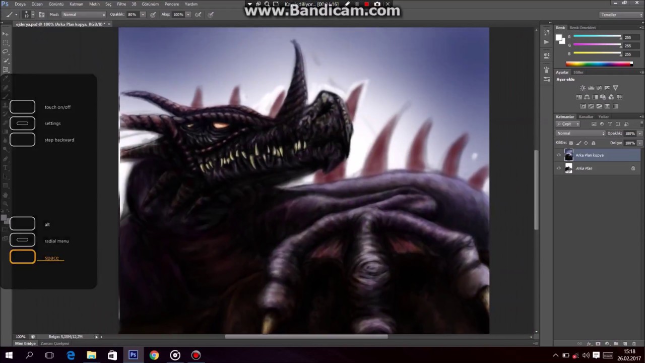 Lizard (monster) speedpaint Digital drawing - YouTube