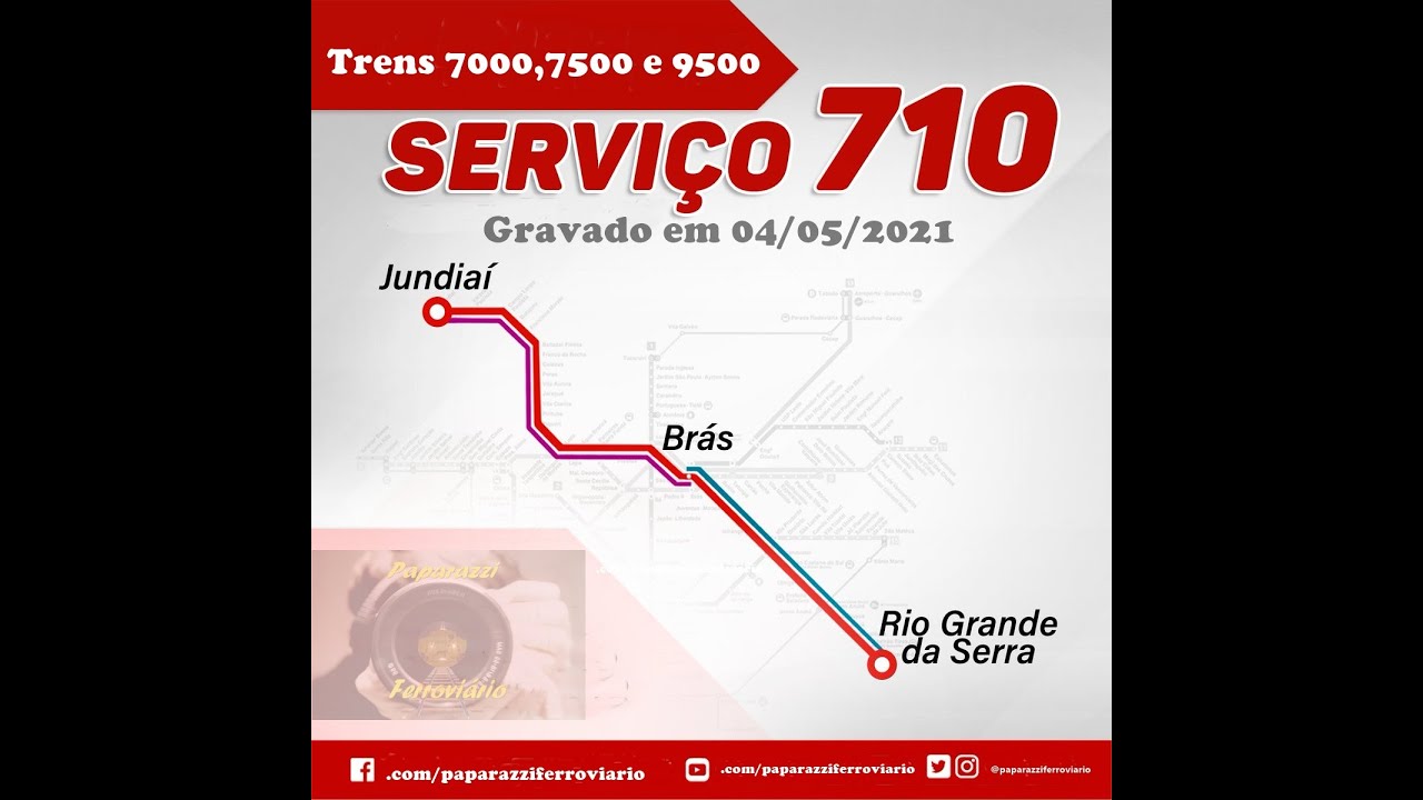 TRENS DA CPTM SERVIÇO 710 UNIFICAÇÃO LINHAS 7 E 10 - YouTube