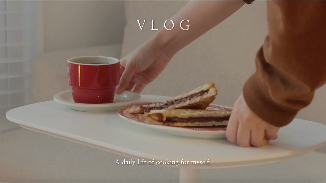 Eng Ep2 요리초보의 혼밥 일상 눈 뜨자마자 누텔라토스트 만드는 주말 시금치오일파스타 프리타타 천혜향 파티 자취 브이로그 Youtube