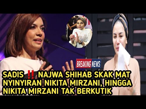 Hot News ‼️ Pedasnya Kalimat Najwa Shihab Jawab nyinyiran Nikita Mirzani