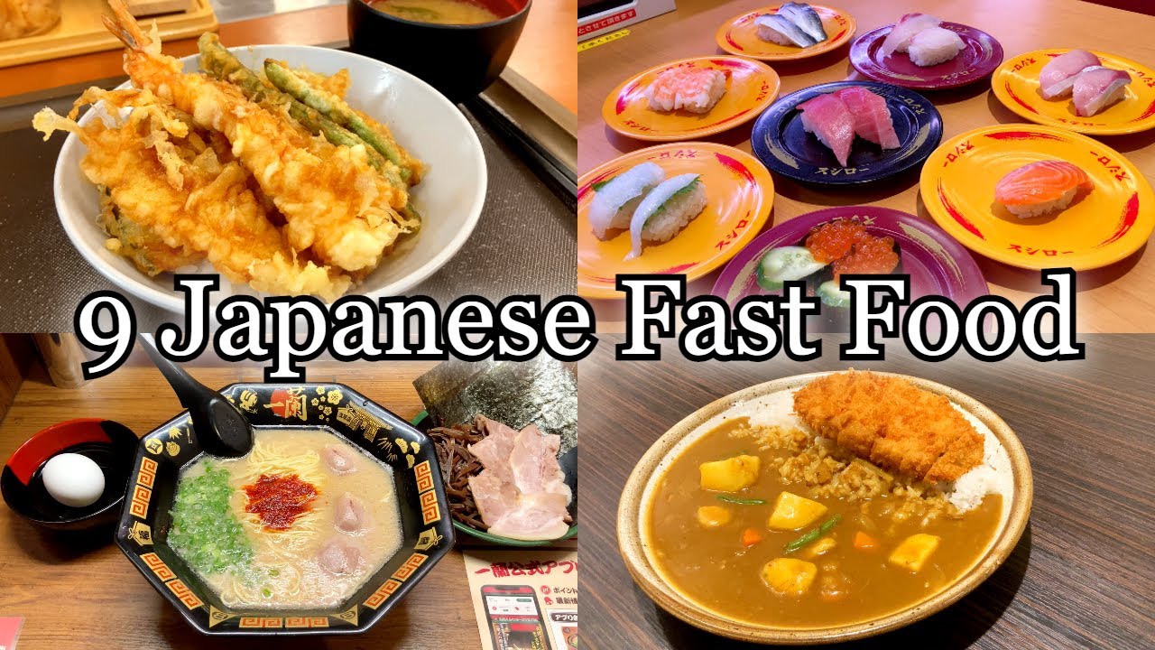 Don't Know what to eat in Japan? I recommend 9 Japanese Style Fast Food ...
