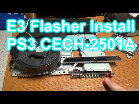 [PS3] How to Downgrade a PS3 to 3.55 with an E3 Flasher (PS3 Model CECH ...