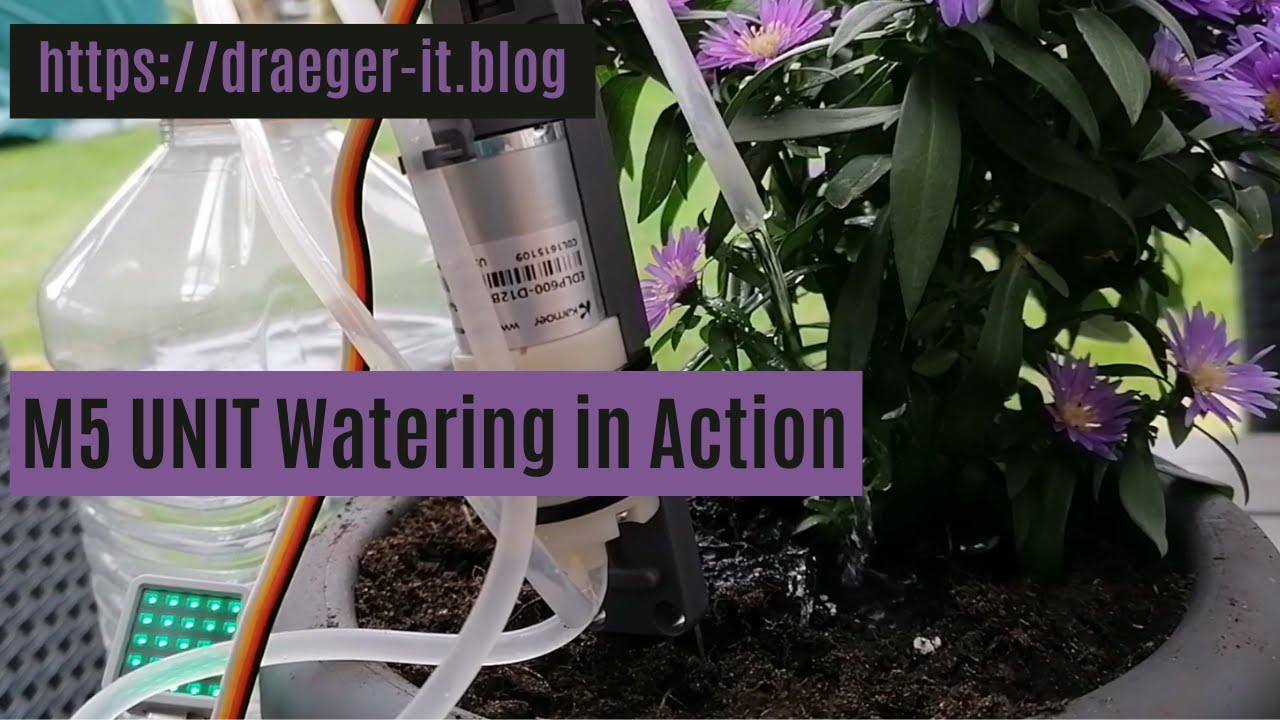 M5 UNIT Watering in Action - YouTube