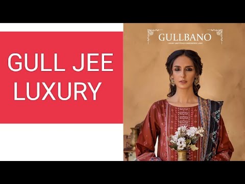GULLBANO BY GULL JEE LUXURY LAWN NECK Embroidered shirt Fancy D with Sapphire Original ...