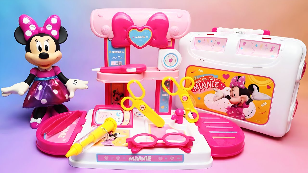 Disney Minnie Mouse Doctor Bag Set 3in1 Satisfying with Unboxing ...
