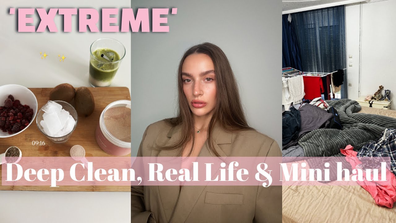 Deep Clean Chaos 🧼🫧 + Mini Haul Reveal! The Truth Behind Filming It All ...