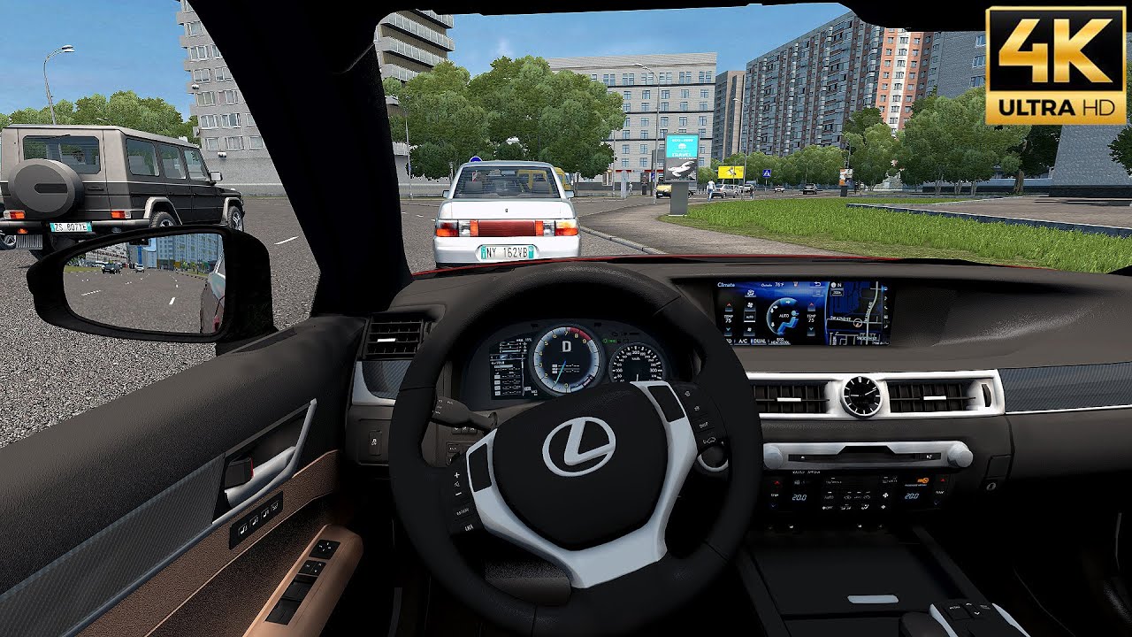 Lexus GS-F 2016 - City Car Driving - Logitech G29 Steering Wheel ...