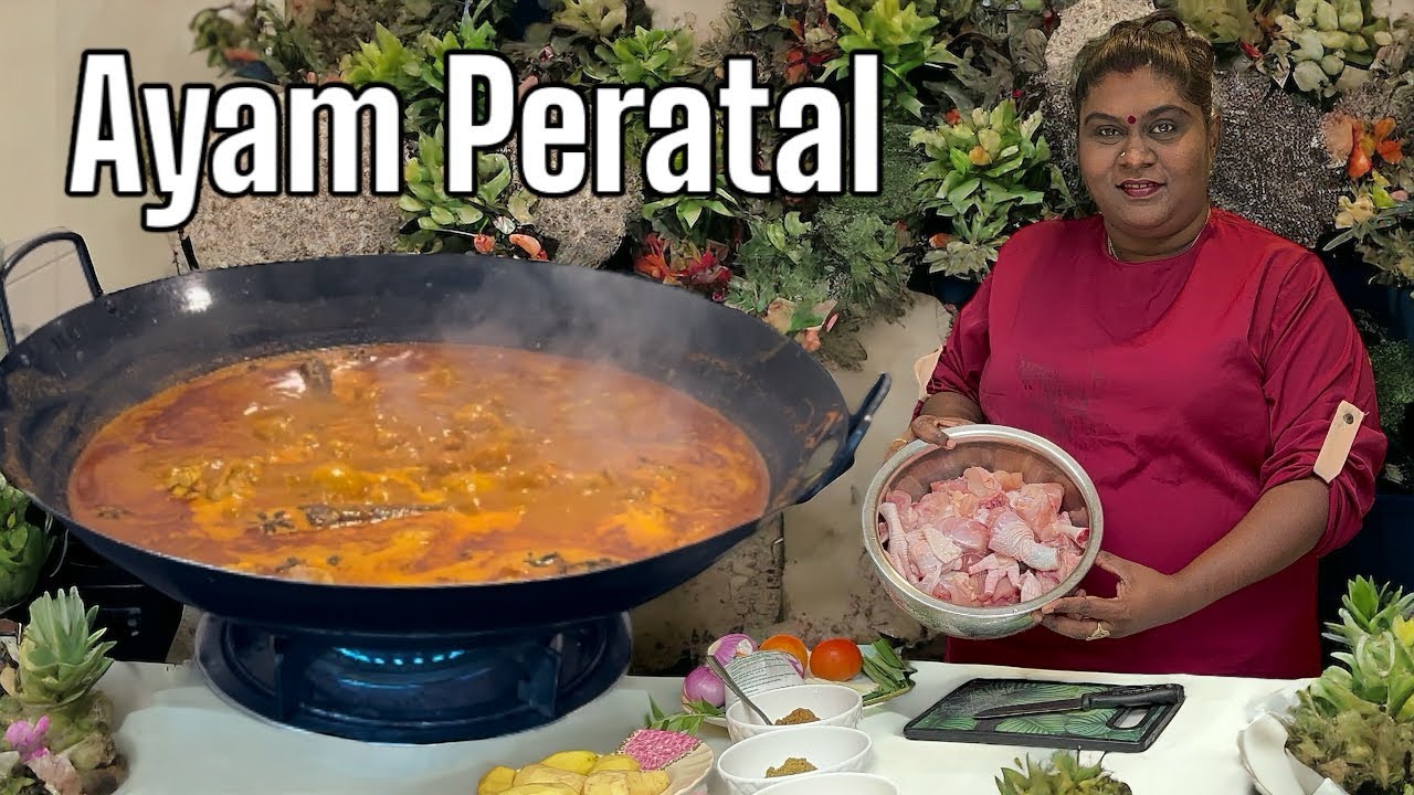 AYAM PERATAL (Malaysian Food) | Indian Dry Curry - YouTube