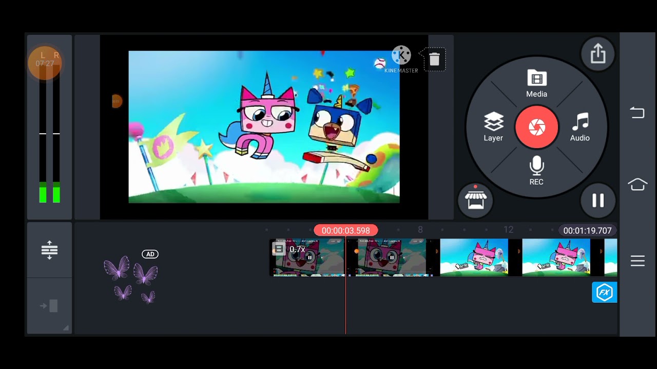 how to make unikitty intro effects - YouTube