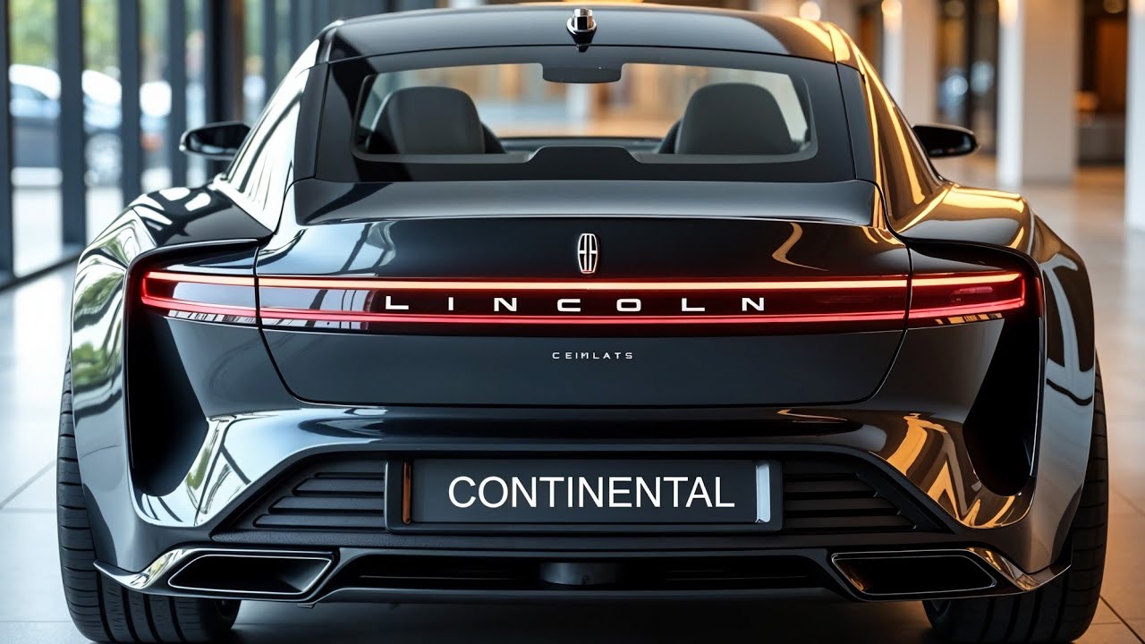 2025 Lincoln Continental Unveiled: Pure American Luxury Sedan - YouTube
