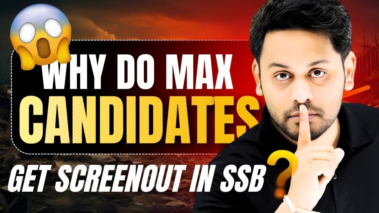 Why Most Candidates Get SCREENED OUT in SSB! ⚠️ SSB Screening Test ...