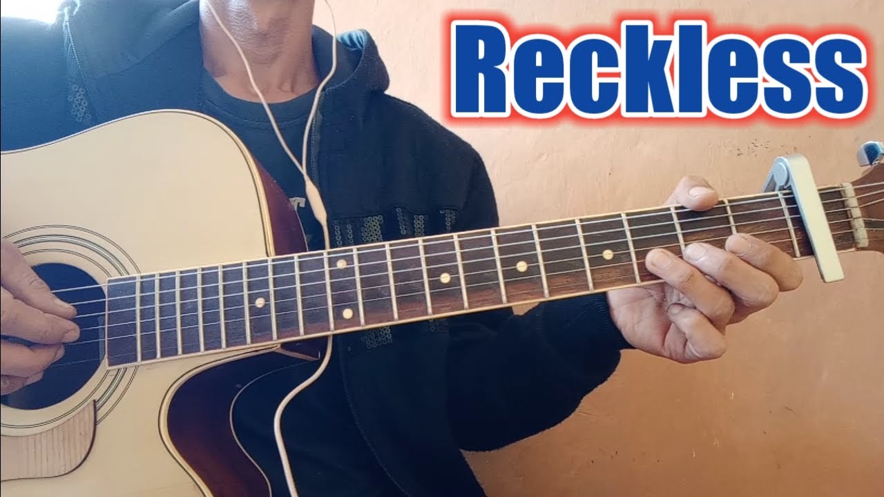 Madison Beer - Reckless Guitar Tutorial (Chords & Strumming + Tab intro ...