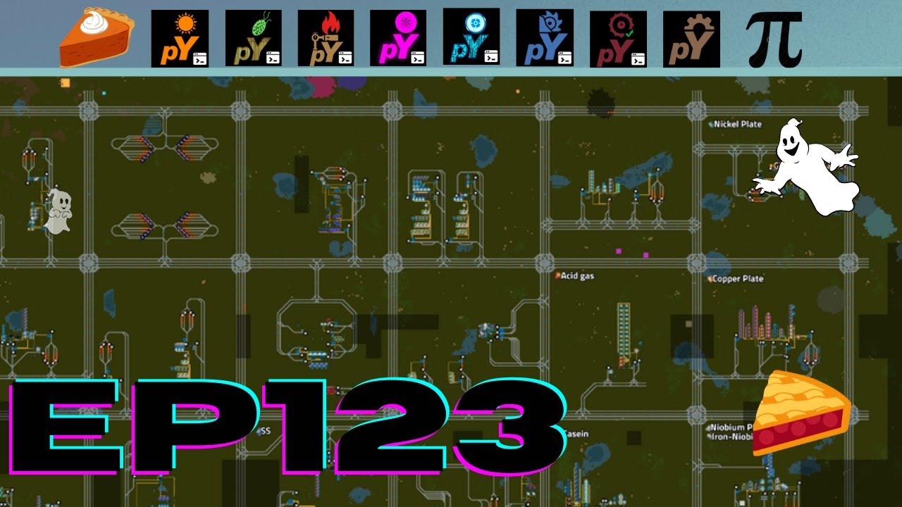 Factorio pYanodons - More Research and 4-Lane Rail Update - EP123 - YouTube