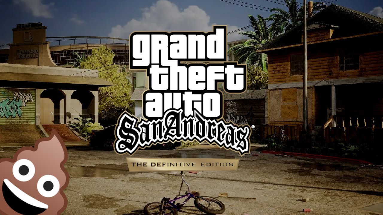 GTA San Andreas, The Definitive Caca | Glitches y Reseña - YouTube
