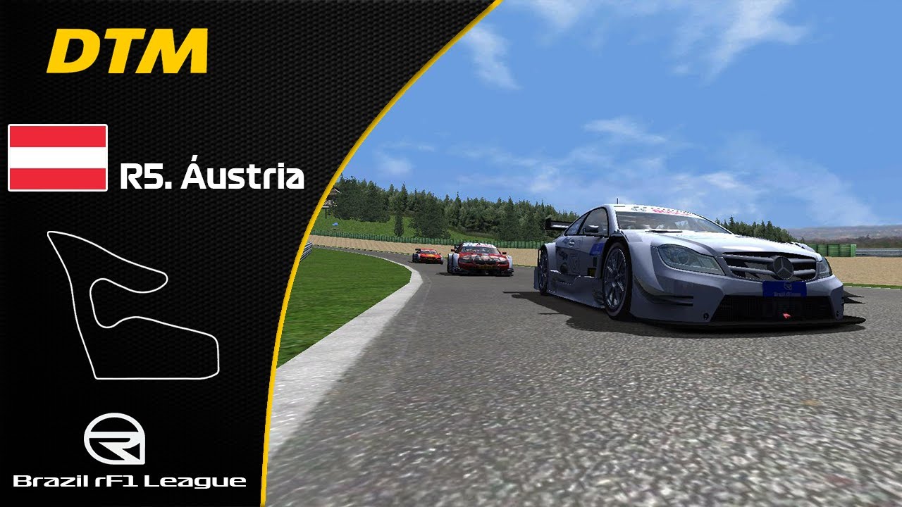 Brazil rF1 League: DTM - R5 - ÁUSTRIA - AO VIVO - YouTube