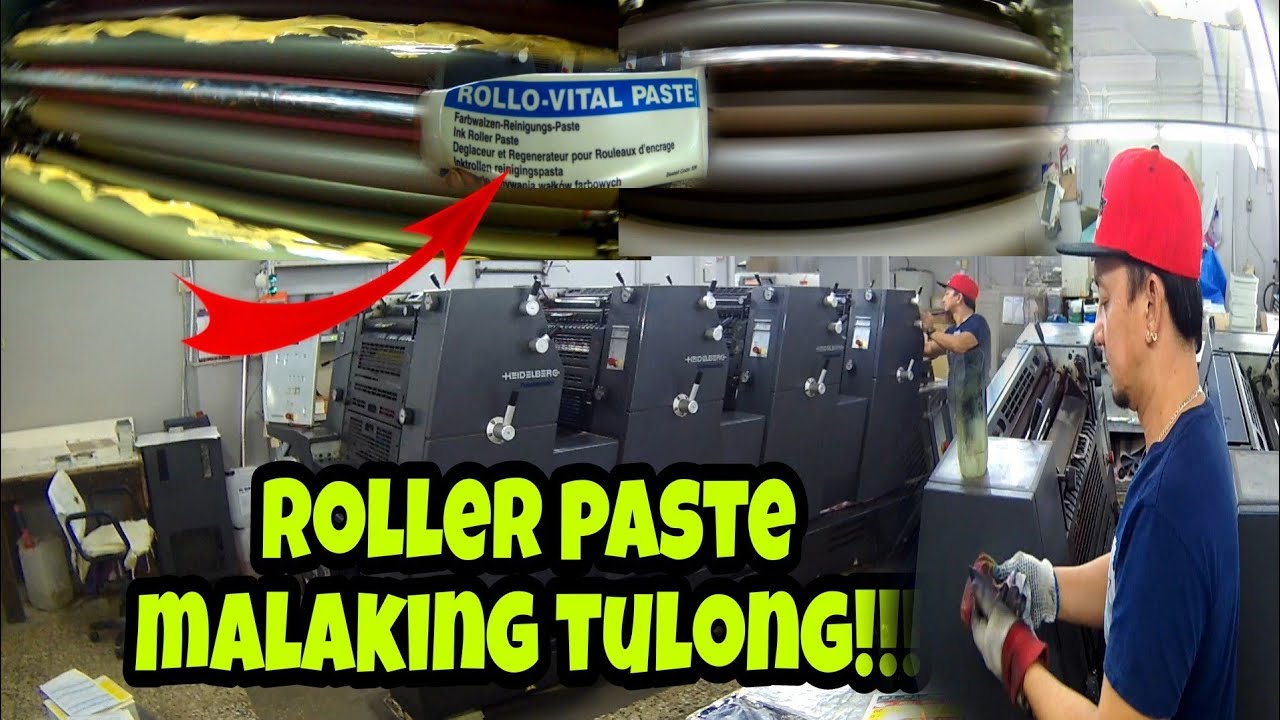 ROLLER PASTE MALAKING TULONG l OFFSET MACHINE l KATOL OFFICIAL - YouTube