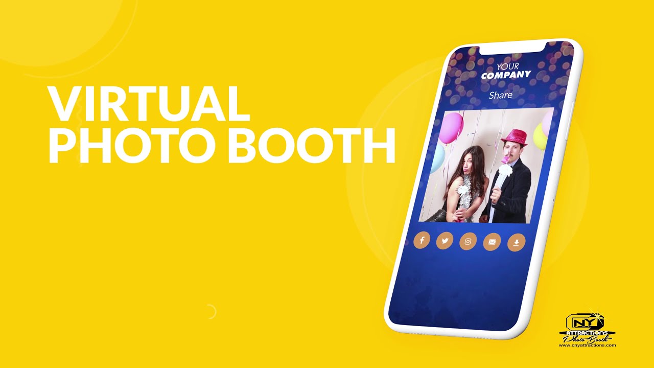 Virtual Photo Booths by CNY Attractions - YouTube