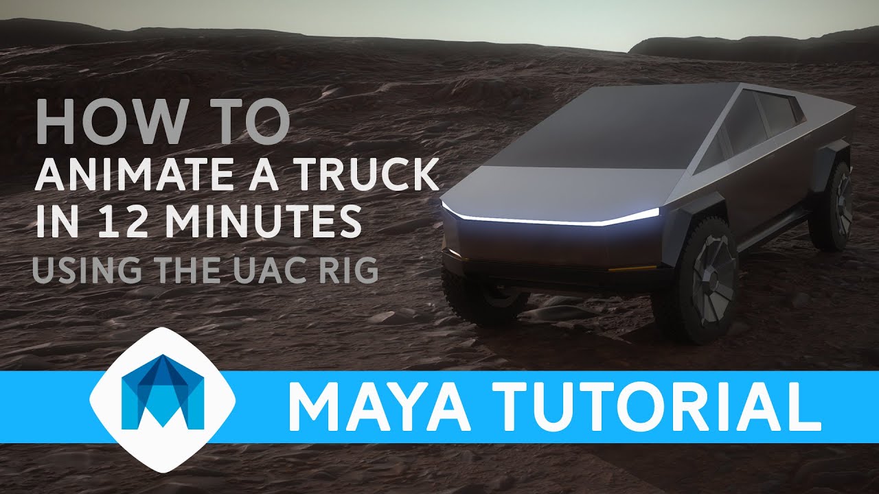 How to Rig and Animate a Truck in Maya | Maya Truck Rig | UAC Rig - YouTube