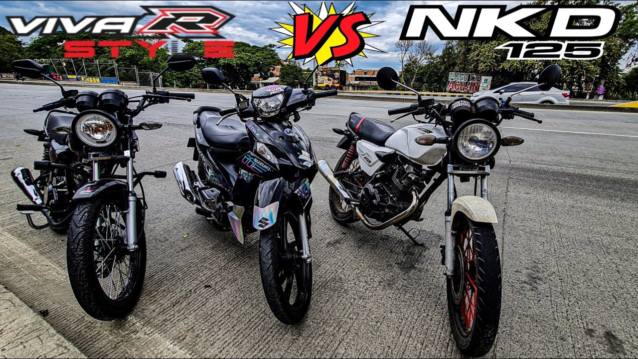 SUZUKI VIVA R VS AKT NKD 125 DRAG RACE🔥😱 - YouTube
