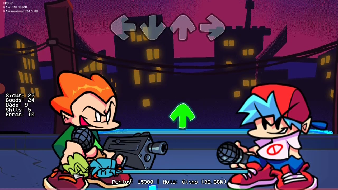 nunca botem o bf reanimated na semana 3 do mod BS engine fnf Android ...