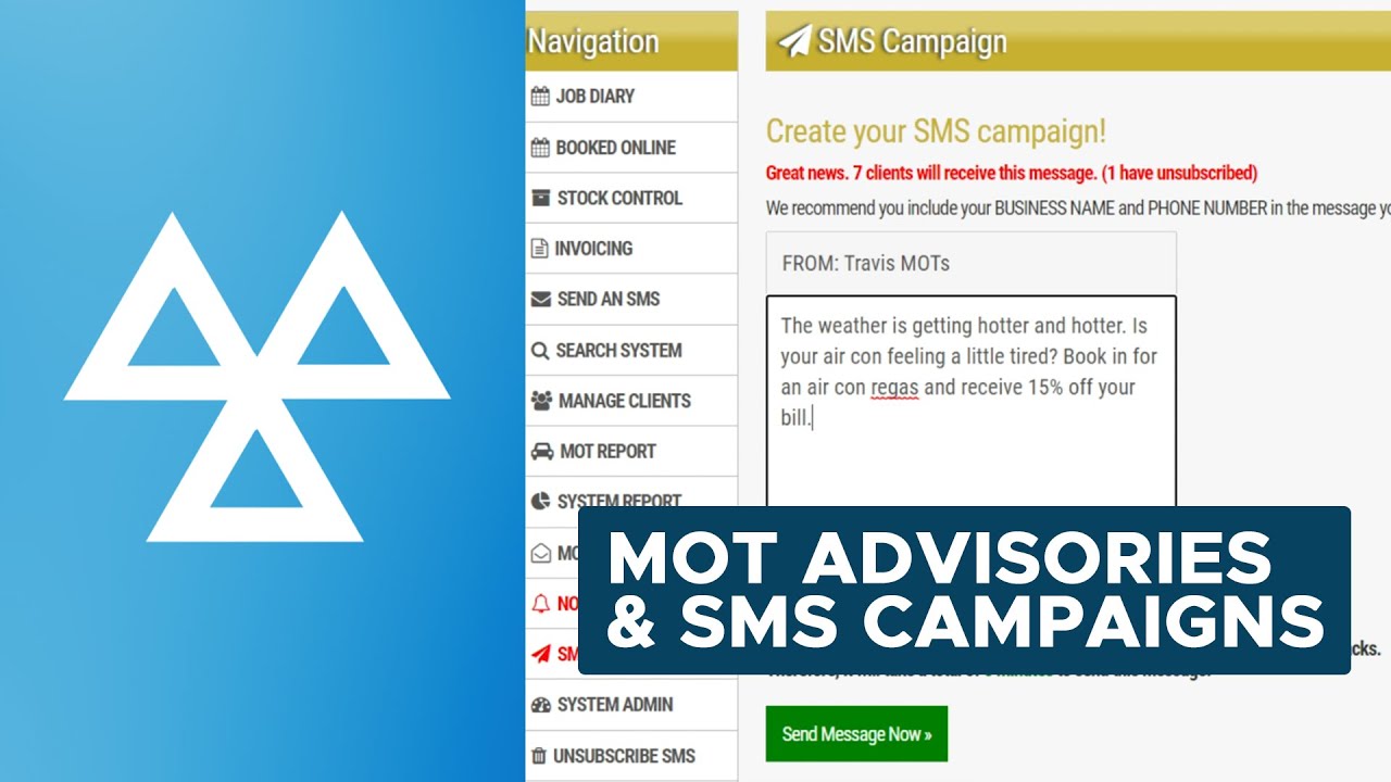 MOT Manager | Ep. 3 Following Up on MOT Advisories & SMS Campaigns ...