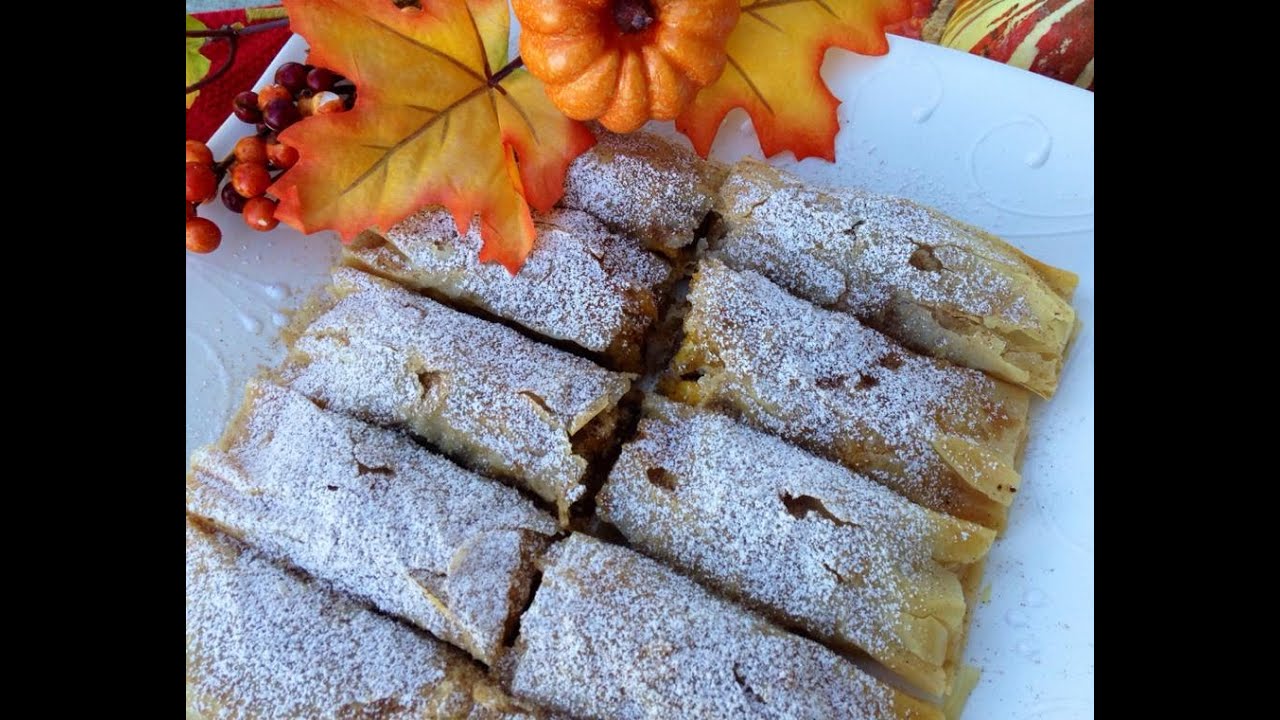 WONDERFUL PUMPKIN DESSERT / strudel by Mila - YouTube