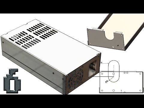 6-Project 38| Power Supply Ch.| SolidWorks Sheet Metal Tutorial:base pt ...