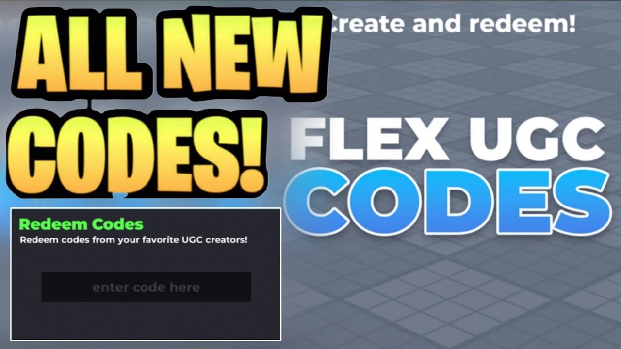 *NEW CODES* ROBLOX FLEX UGC CODES JULY 2025 | FLEX UGC CODES | FLEX UGC ...