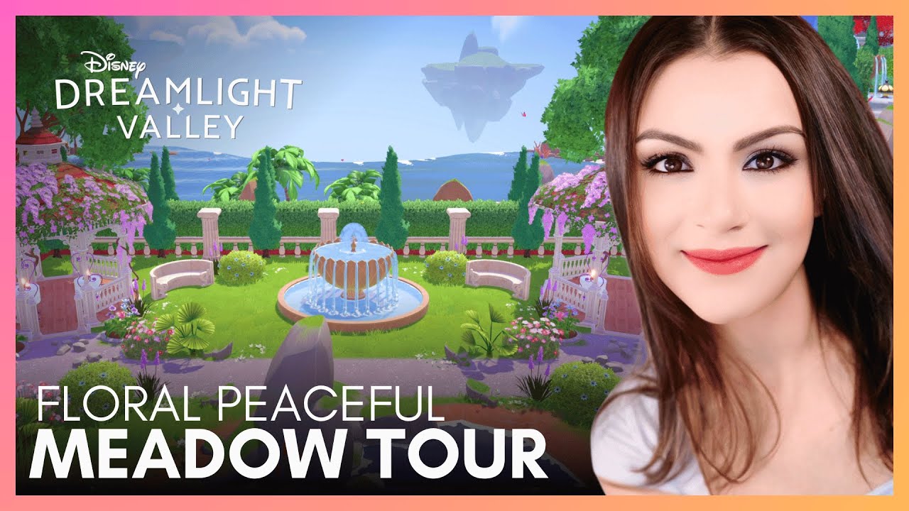 My Peaceful Meadow Rebuild! Meadow Tour in Disney Dreamlight Valley ...